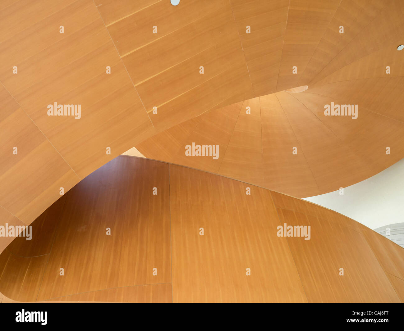 Abstract architecture image of stairs in Art Gallery of Ontario ...