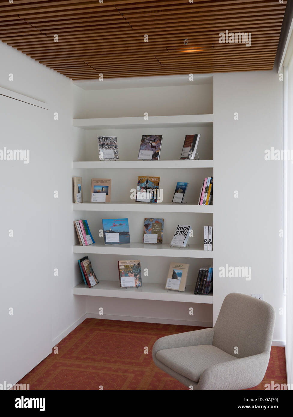 Reading room in The Aga Khan Museum of Islamic art, Iranian art and ...