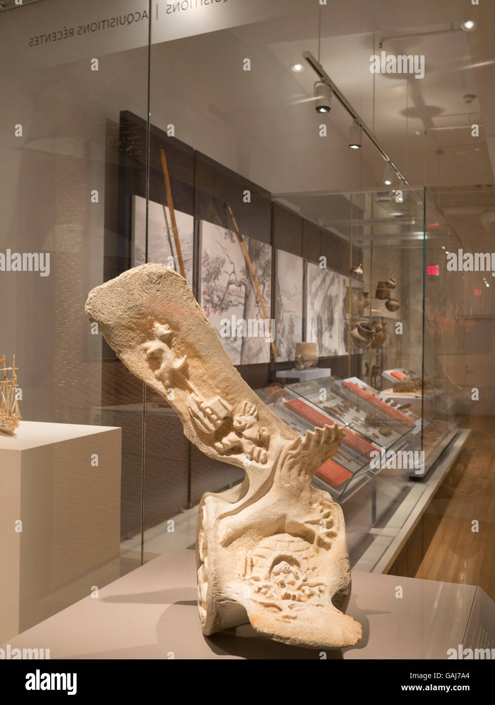 Art exhibits in Royal Ontario Museum, Toronto, Canada Stock Photo - Alamy