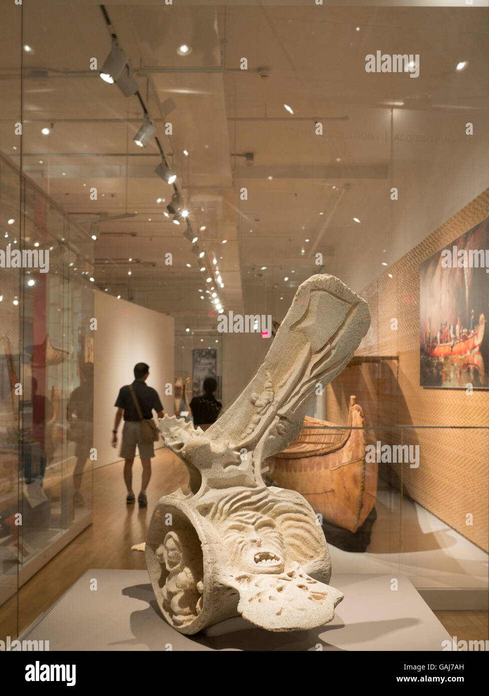 Art exhibits in Royal Ontario Museum, Toronto, Canada Stock Photo - Alamy