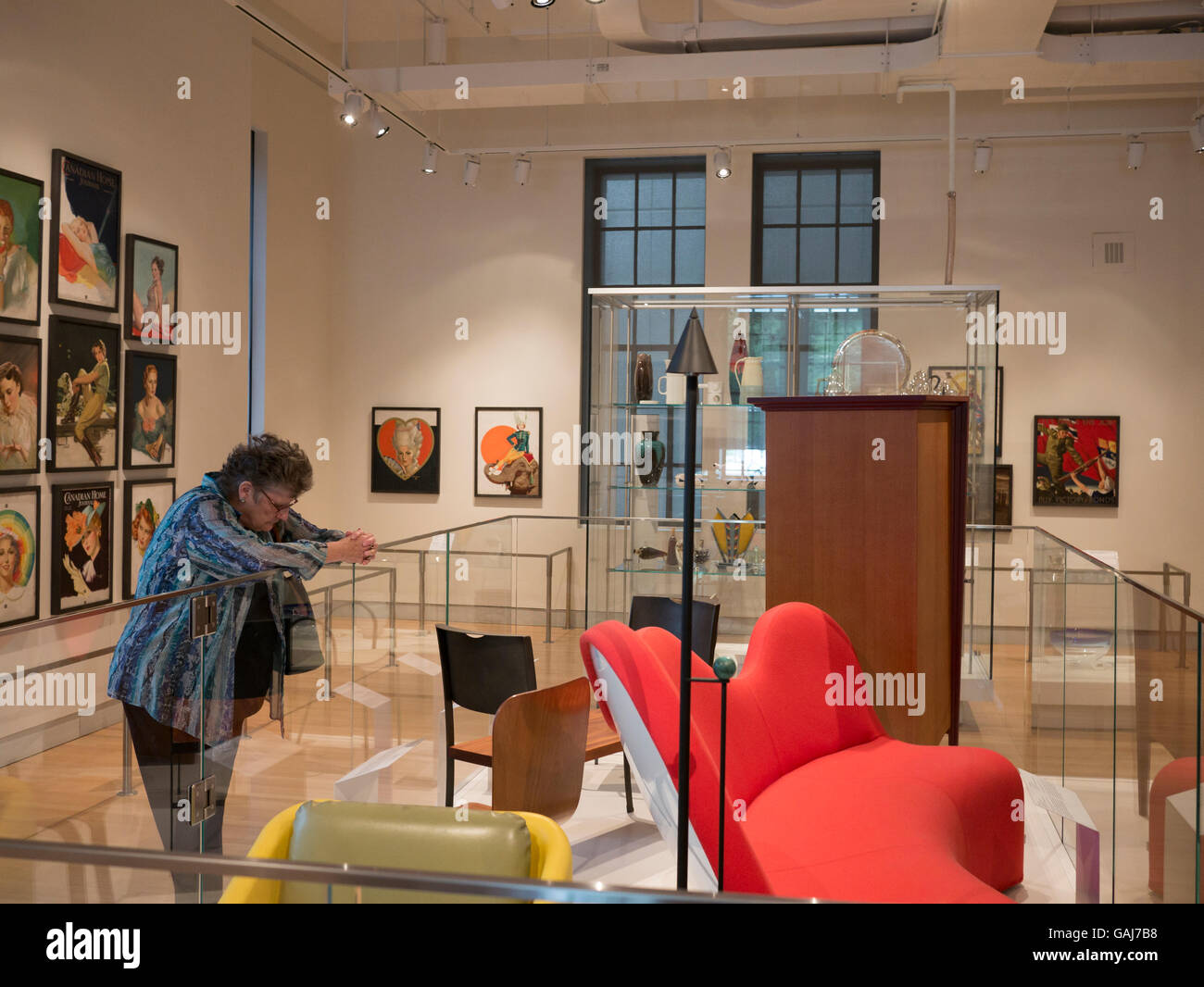 Art exhibits in Royal Ontario Museum, Toronto, Canada Stock Photo - Alamy