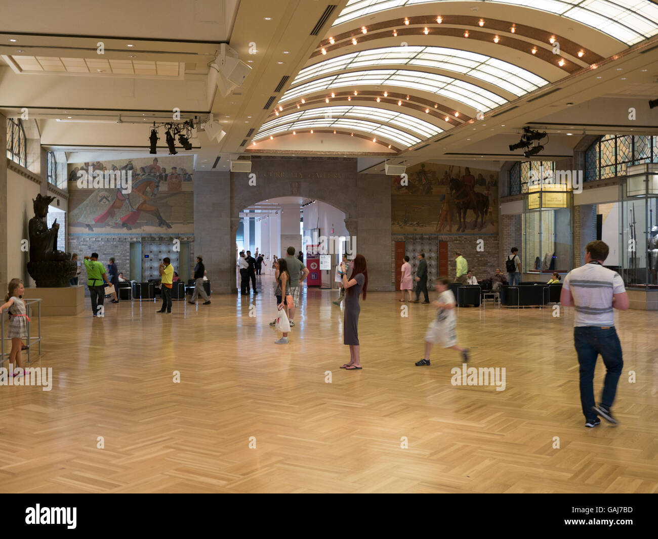 Royal Ontario Museum, Toronto, Canada Grand Hall leading to various ...