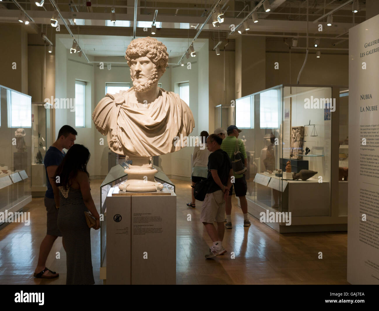 Art exhibits in Royal Ontario Museum, Toronto, Canada Stock Photo - Alamy