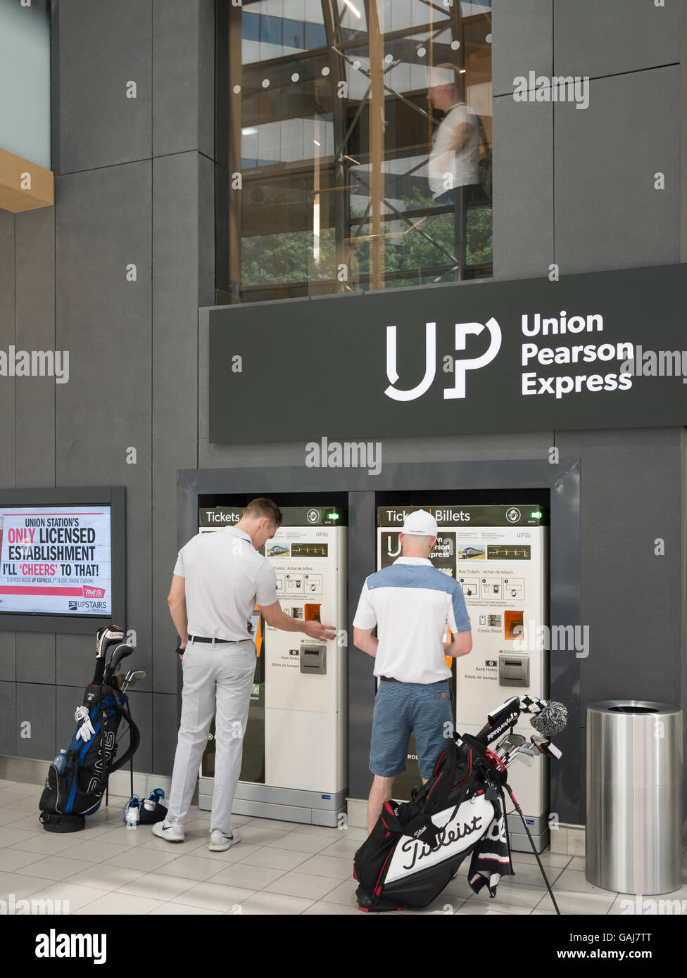 Union Pearson Express Terminal, Toronto, Canada - Ticket vending ...