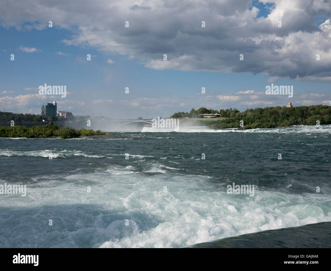Summer flow on horseshoe falls hi-res stock photography and images - Alamy