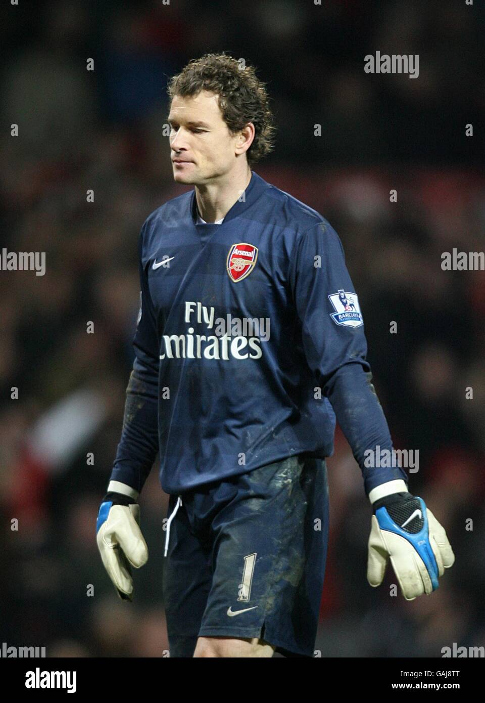 Arsenal goalkeeper jens lehmann after the final whistle hi-res stock ...