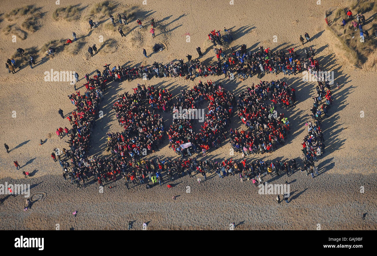 Villagers walberswick on suffolk coast form human hi-res stock ...