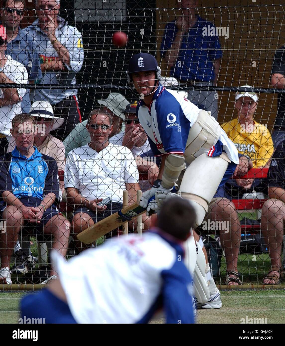 England's Andy Caddick in the nets at the Adelaide Oval Stock Photo - Alamy