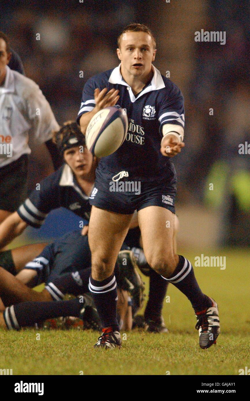 Scotlands graeme beveridge with ball hi-res stock photography and ...