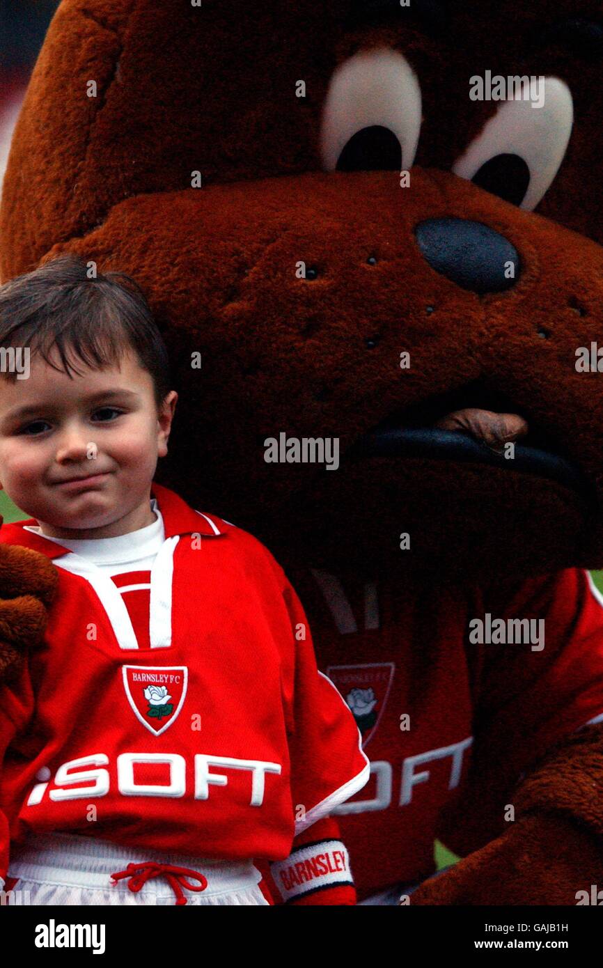 Barnsley mascot toby tyke hi-res stock photography and images - Alamy