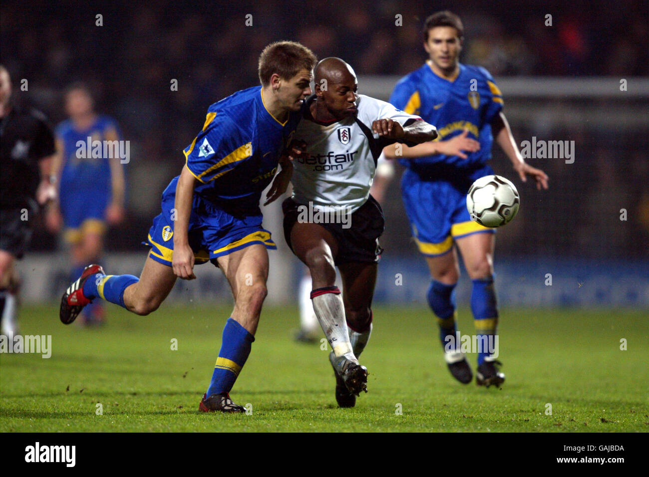 Leeds uniteds jonathan woodgate l hi-res stock photography and images ...