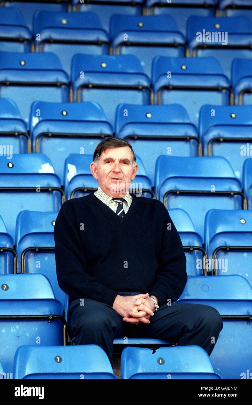 Bill McLaren Ex rugby commentator at his old club Hawick Stock Photo ...