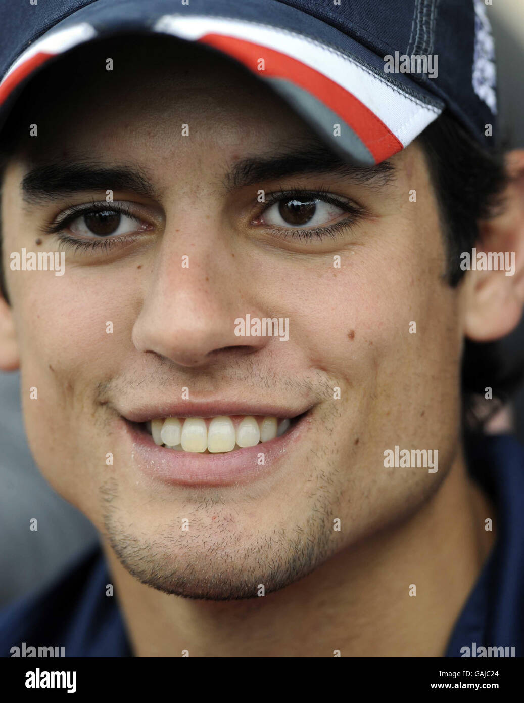 England's Alastair Cook during a practice session at McLean Park ...