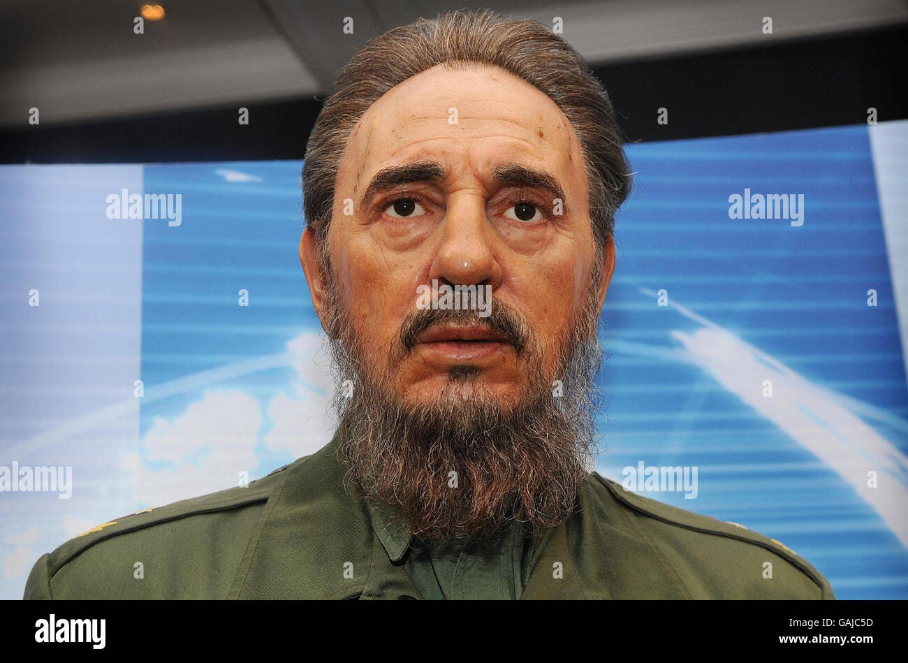 Showbiz castro wax hi-res stock photography and images - Alamy