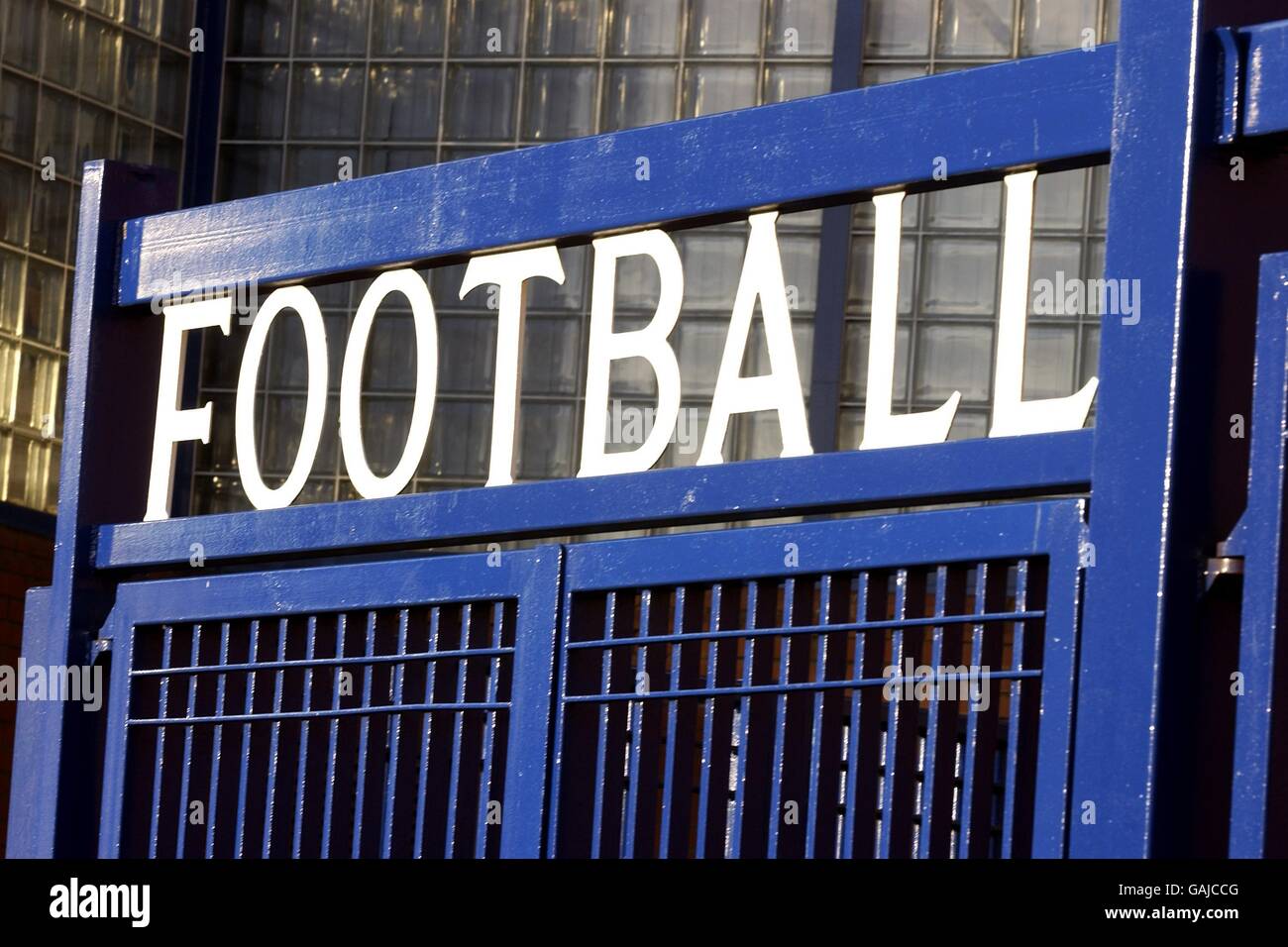 The gates outside ibrox hi-res stock photography and images - Alamy