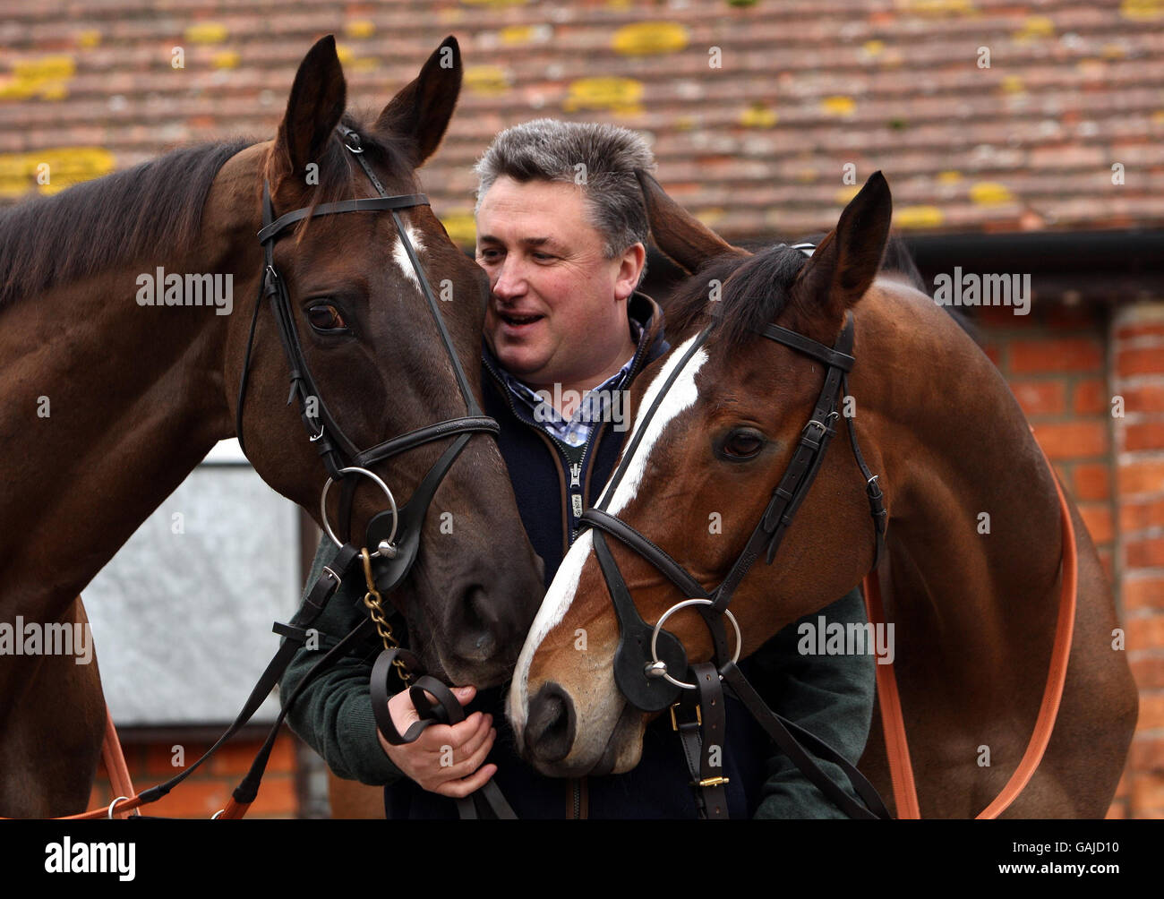 Horse Racing - Visit to Paul Nicholls Stables - Ditcheat. Trainer Paul ...