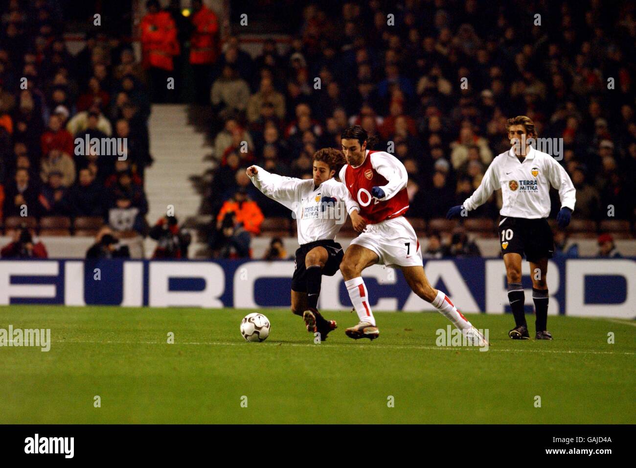 Soccer - UEFA Champions League - Group B - Arsenal v Valencia Stock ...