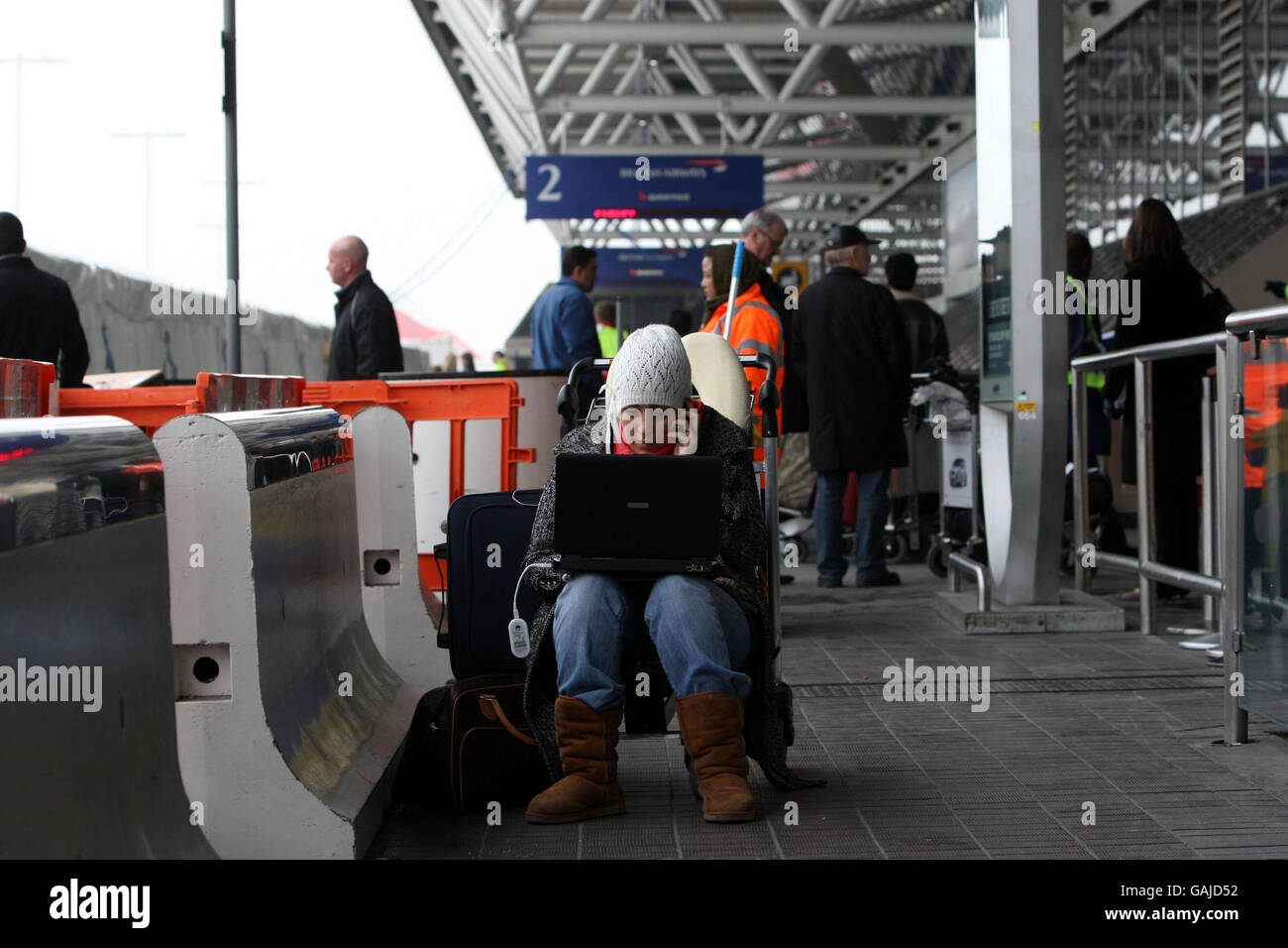 Baggage problems at Heathrow Stock Photo - Alamy