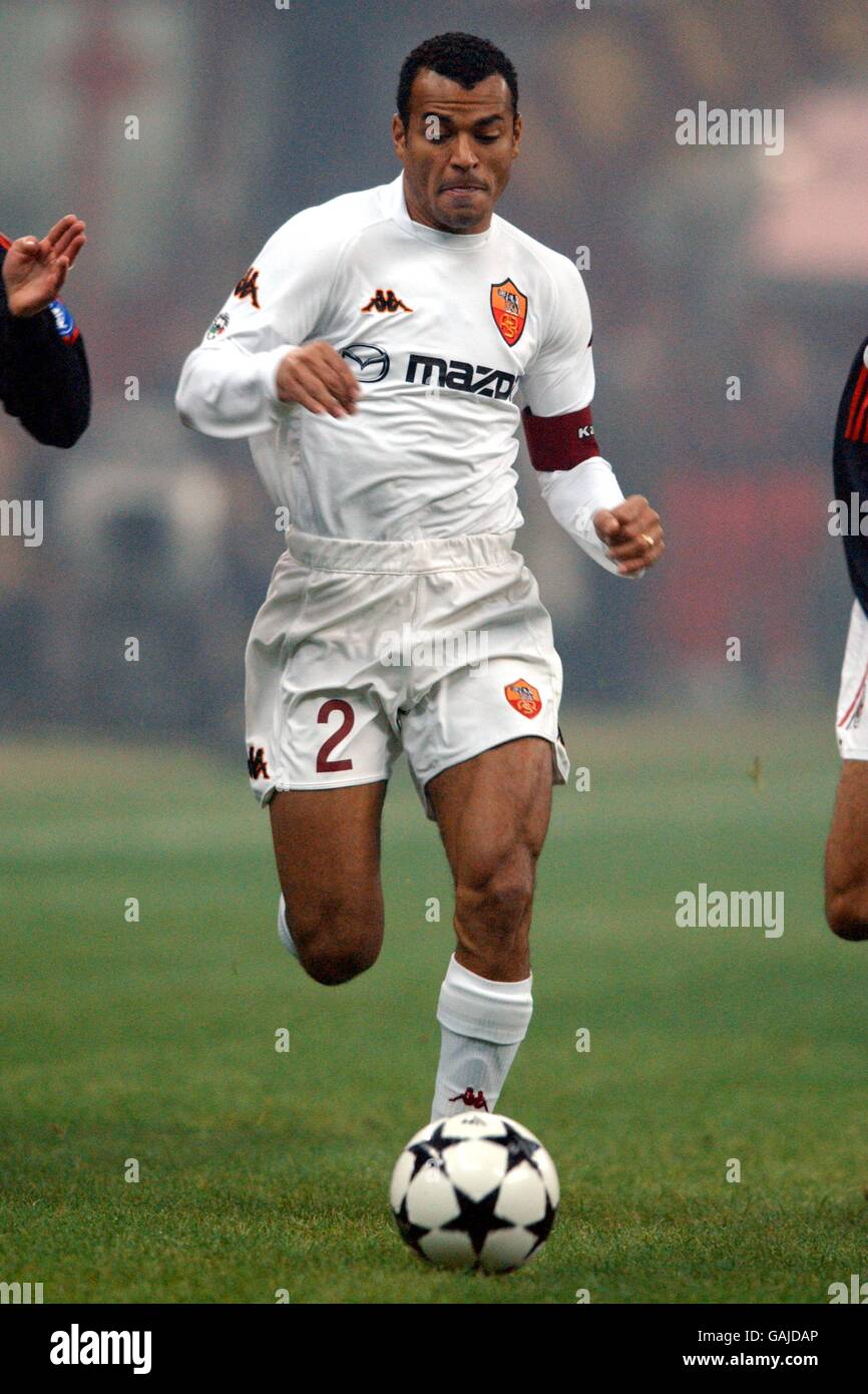 Soccer - Italian Serie A - AC Milan v Roma. Cafu, Roma Stock Photo - Alamy