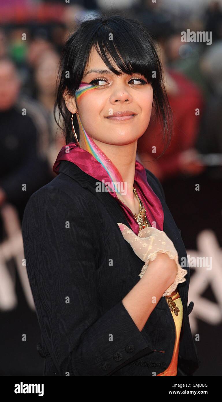 Natasha Khan of Bat for Lashes arrives for the BRIT Awards 2008, at ...