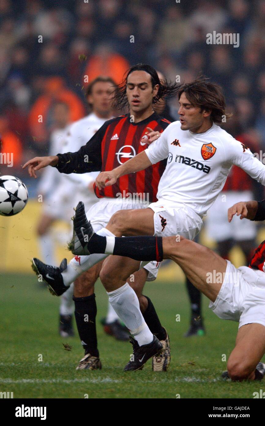 Soccer - Italian Serie A - AC Milan v Roma Stock Photo - Alamy