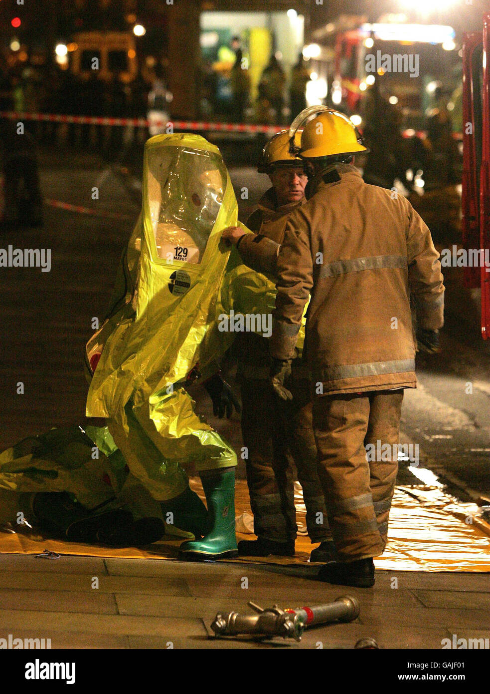 Building sealed off over 'radioactive packages' Stock Photo - Alamy