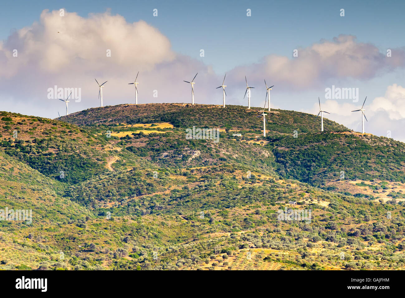 Wind energy on farm hi-res stock photography and images - Alamy