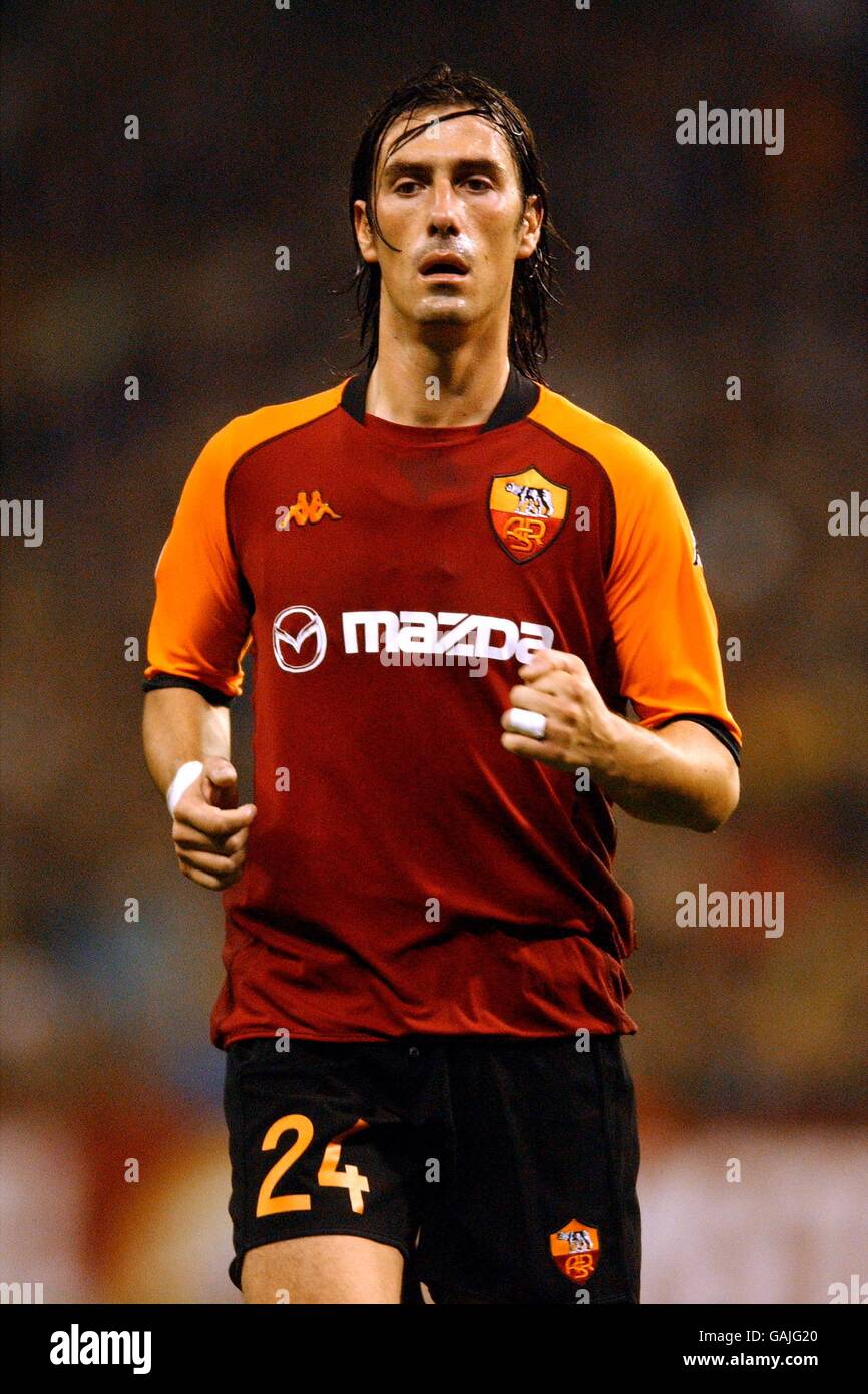 Real madrid v as roma marco delvecchio hi-res stock photography and ...