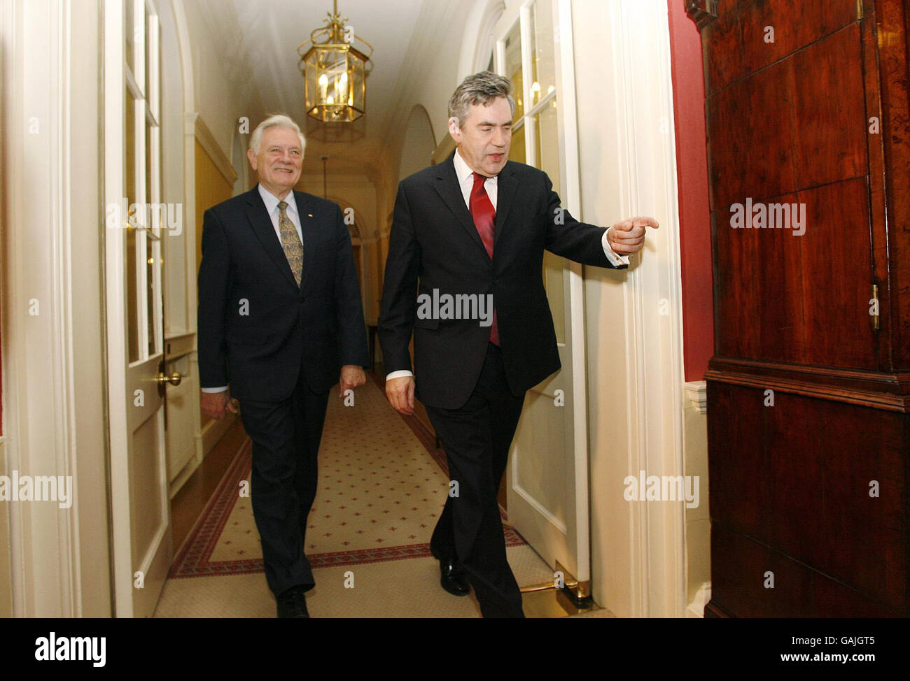 Valdas Adamkus visits UK Stock Photo - Alamy