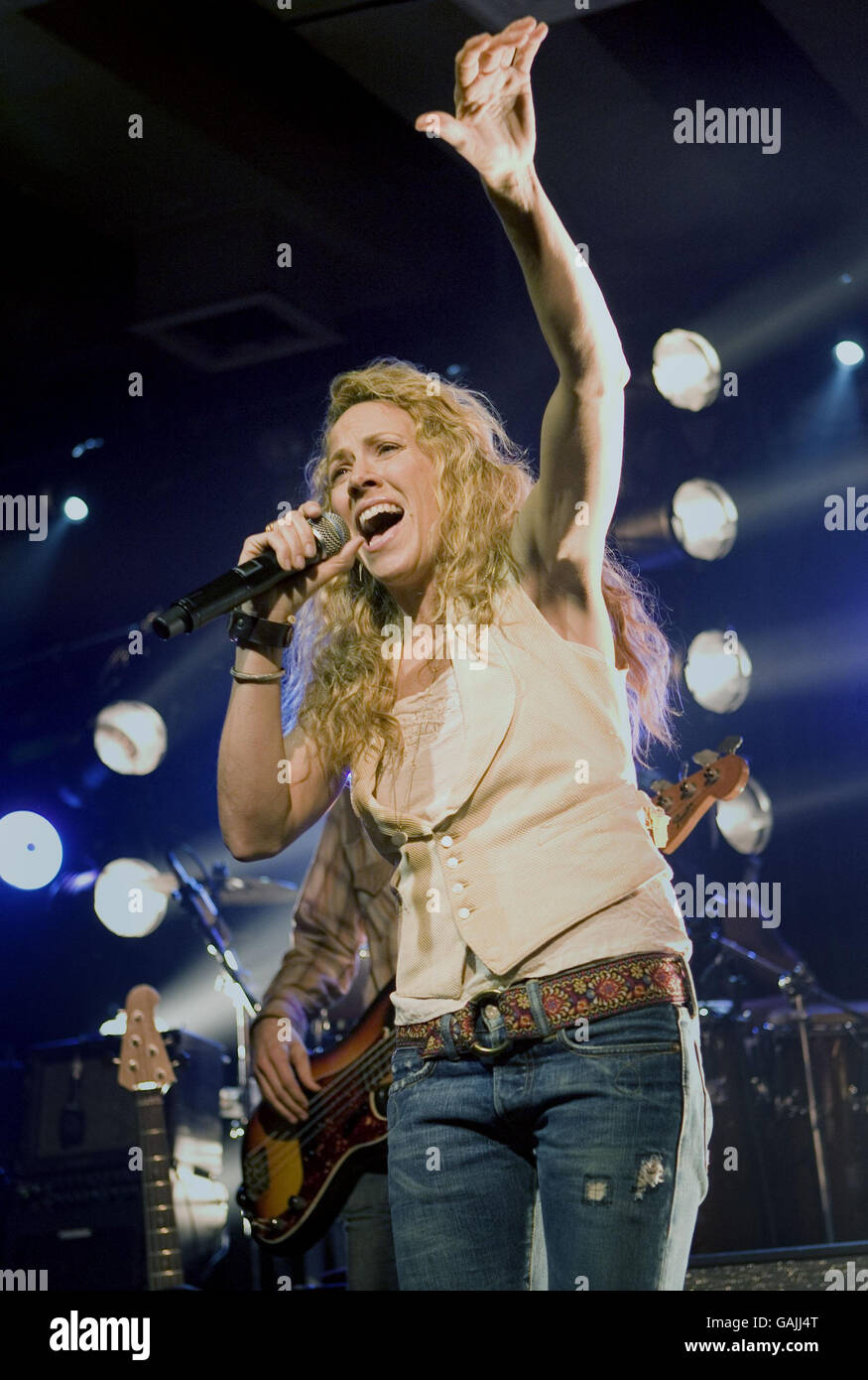 Sheryl Crow in concert - London. Sheryl Crow in concert at the Scala in ...