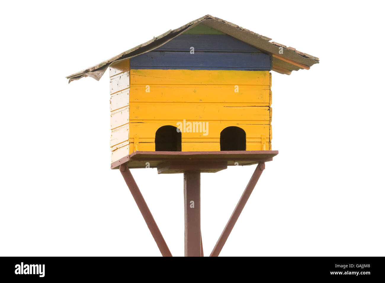 Old wooden nest box hi-res stock photography and images - Alamy