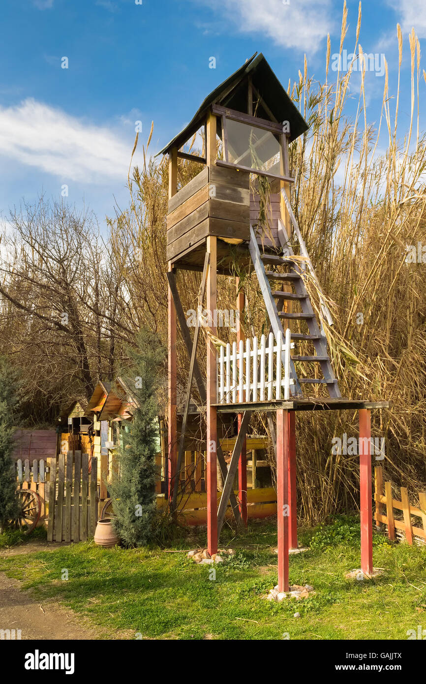 Wooden Watch Tower High Resolution Stock Photography and Images - Alamy