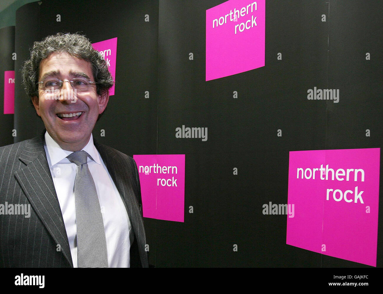 Ron Sandler, executive chairman of the Northern Rock gives a press ...