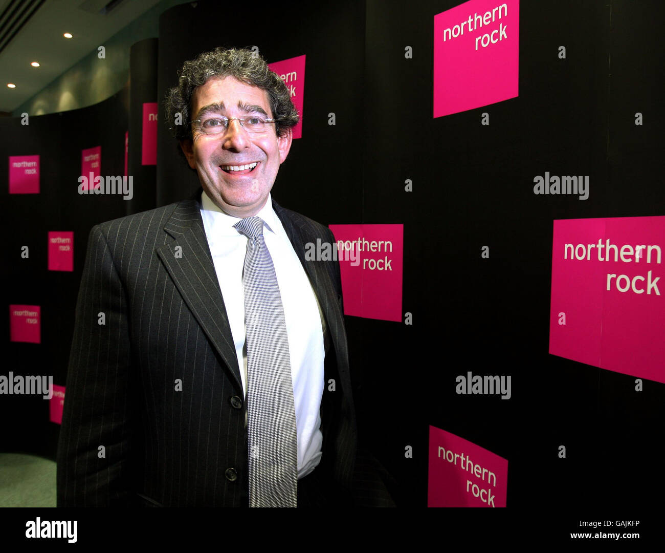 Ron Sandler, executive chairman of the Northern Rock gives a press ...