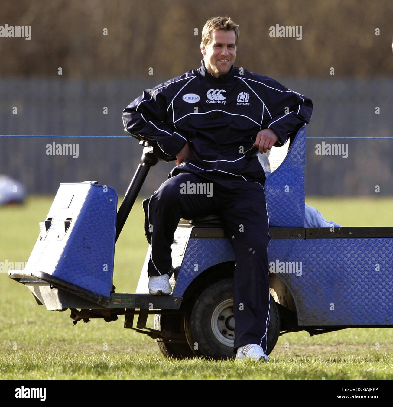 Scotland's Chris Paterson during a training session at Murrayfield Back ...