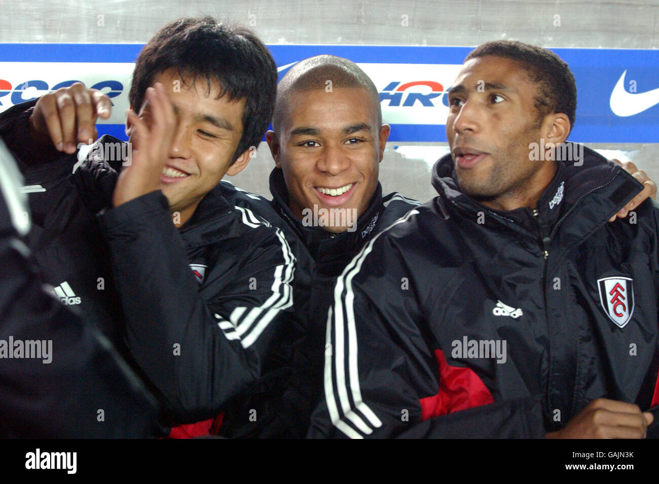 Junichi inamoto of fulham on the bench hi-res stock photography and ...