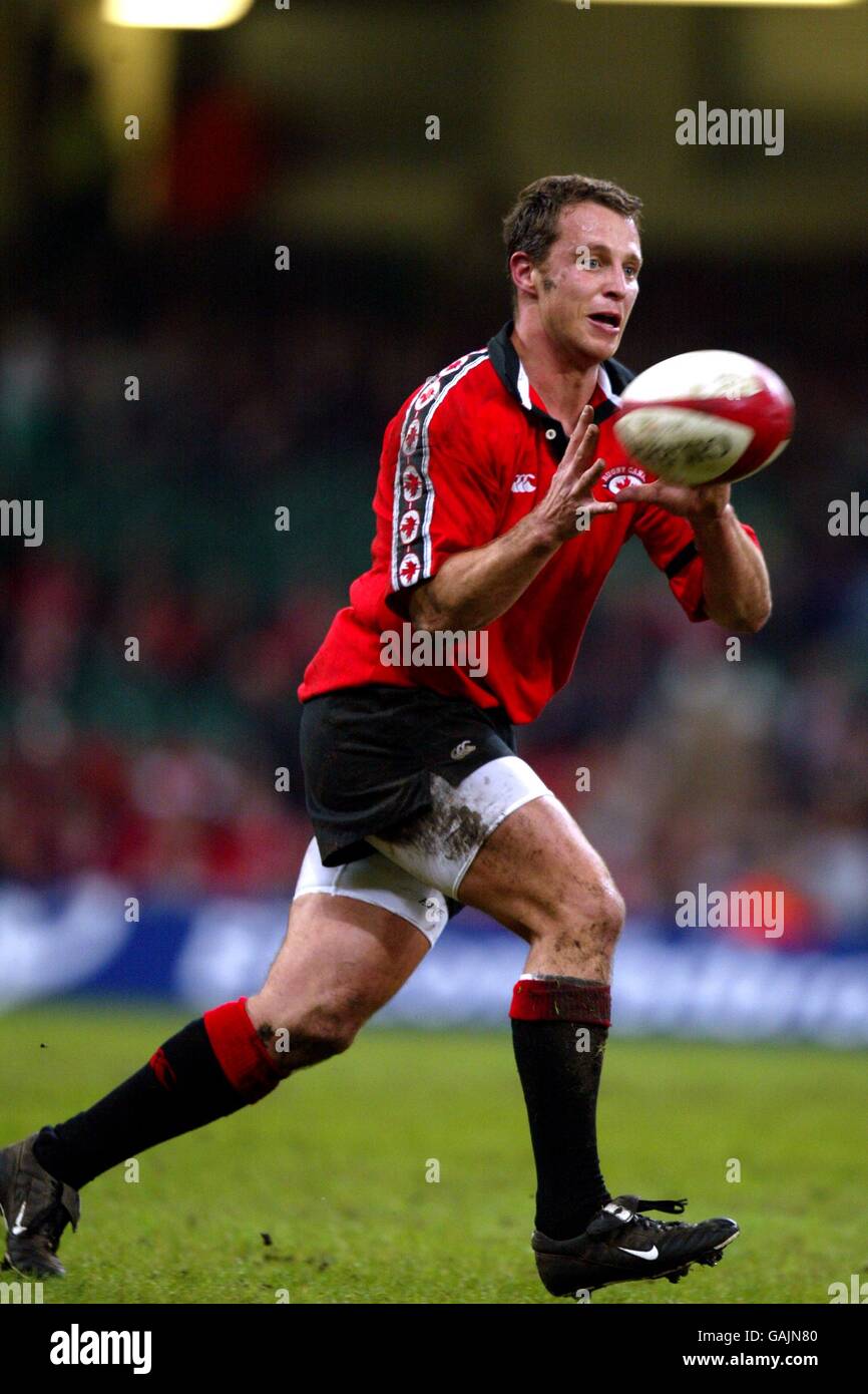 Rugby Union - International Friendly - Wales v Canada. Jared Barker ...