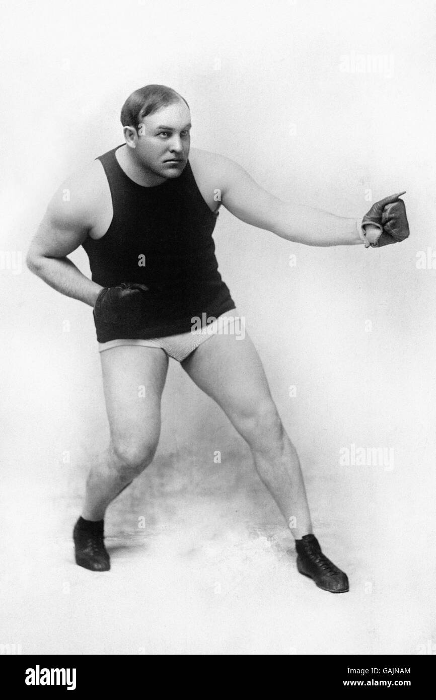 Boxer Tommy Burns, former heavyweight champion of the world Stock Photo ...