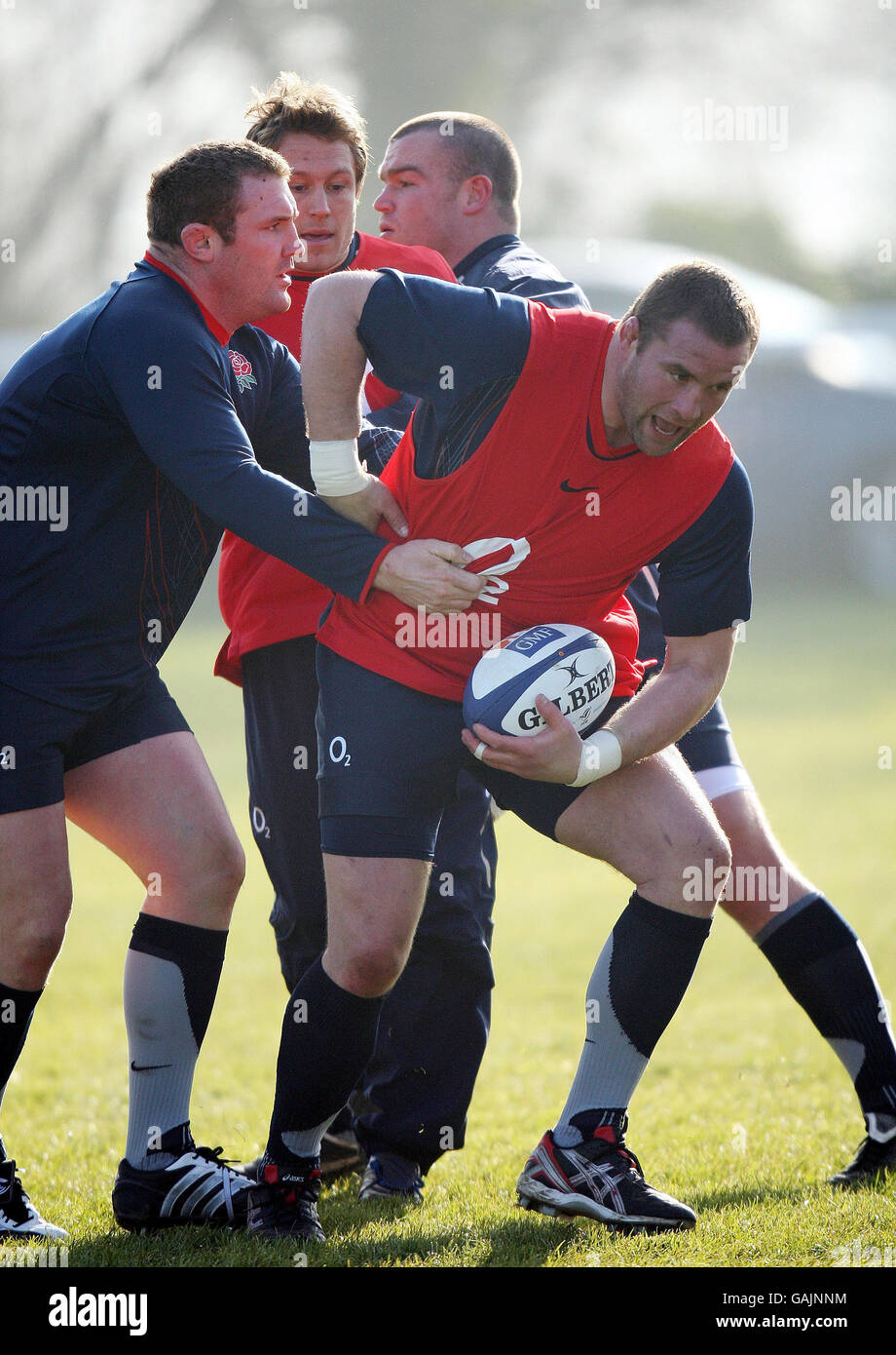 Rugby Union - England Training Session - Bath University Stock Photo ...