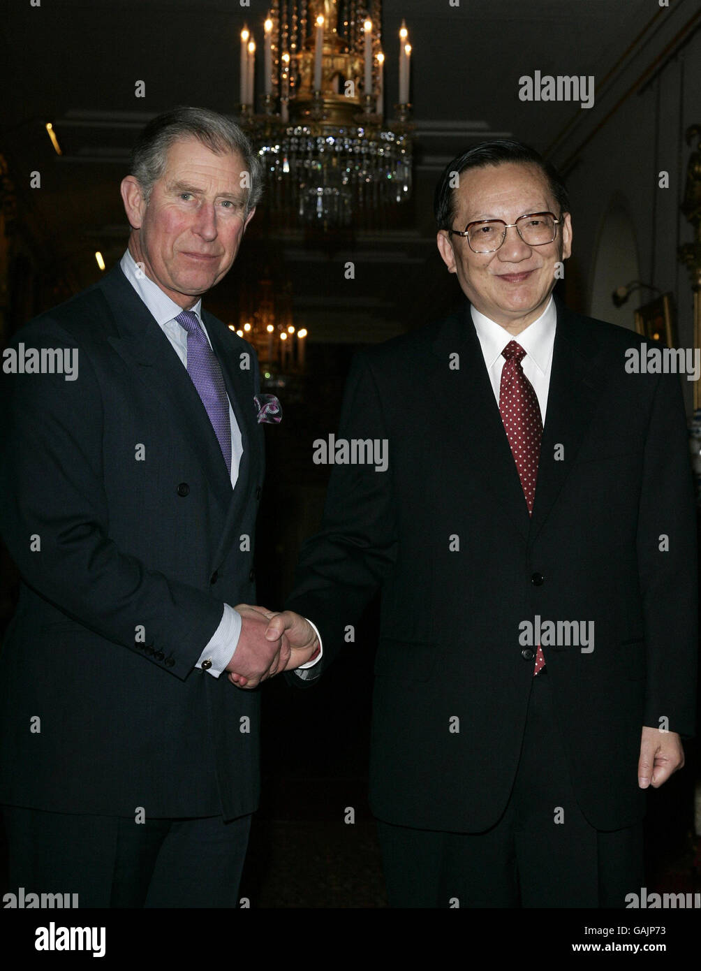 Chinese State Councillor Tang Jiaxuan, right, meets with The Prince of ...