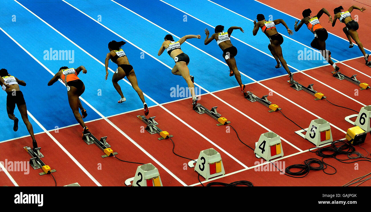 Athletics - Norwich Union Grand Prix - The National Indoor Arena Stock ...