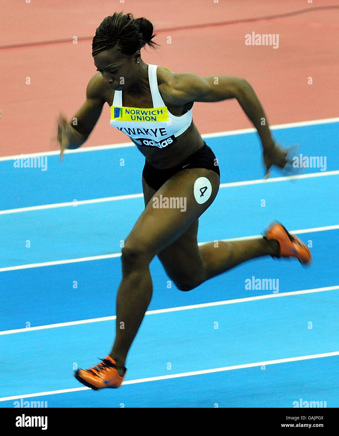 Athletics - Norwich Union Grand Prix - The National Indoor Arena Stock ...