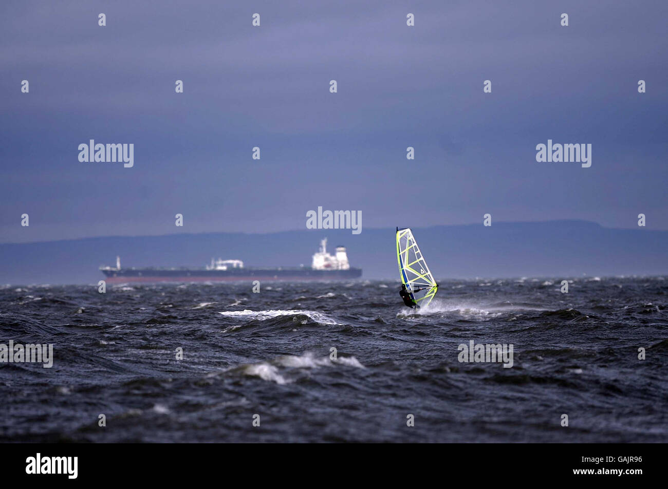 Windy weather in the UK Stock Photo - Alamy