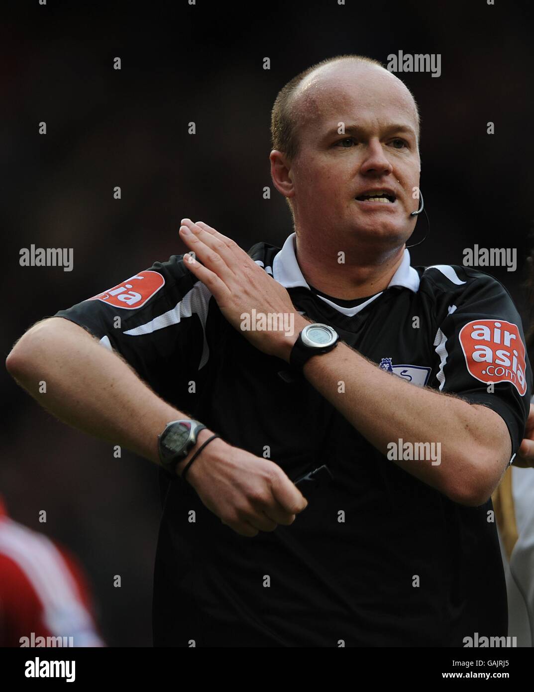 Which was disallowed by referee lee mason hi-res stock photography and ...