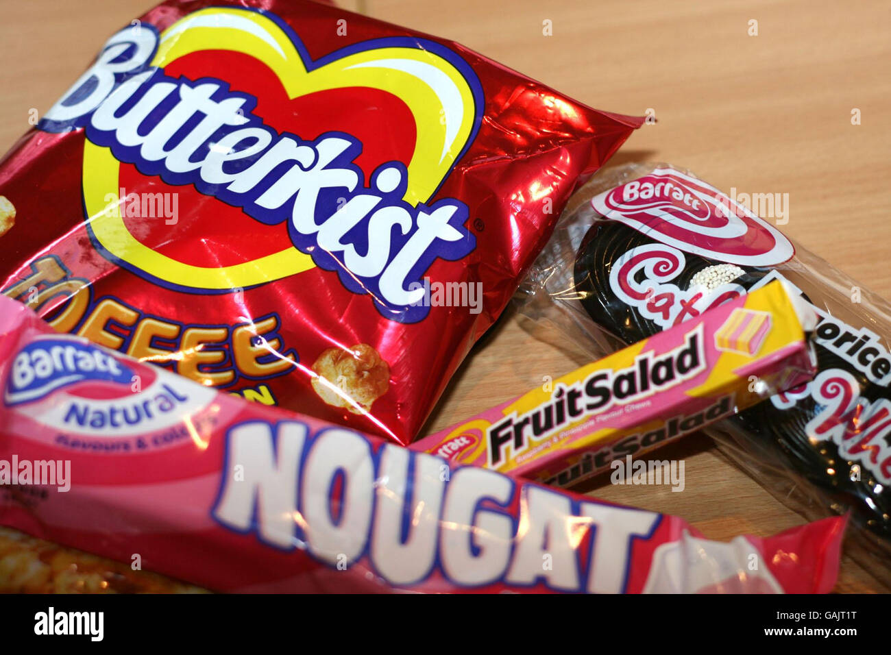 A selection of sweets made by Monkhill Confectionery. The Blackpool ...