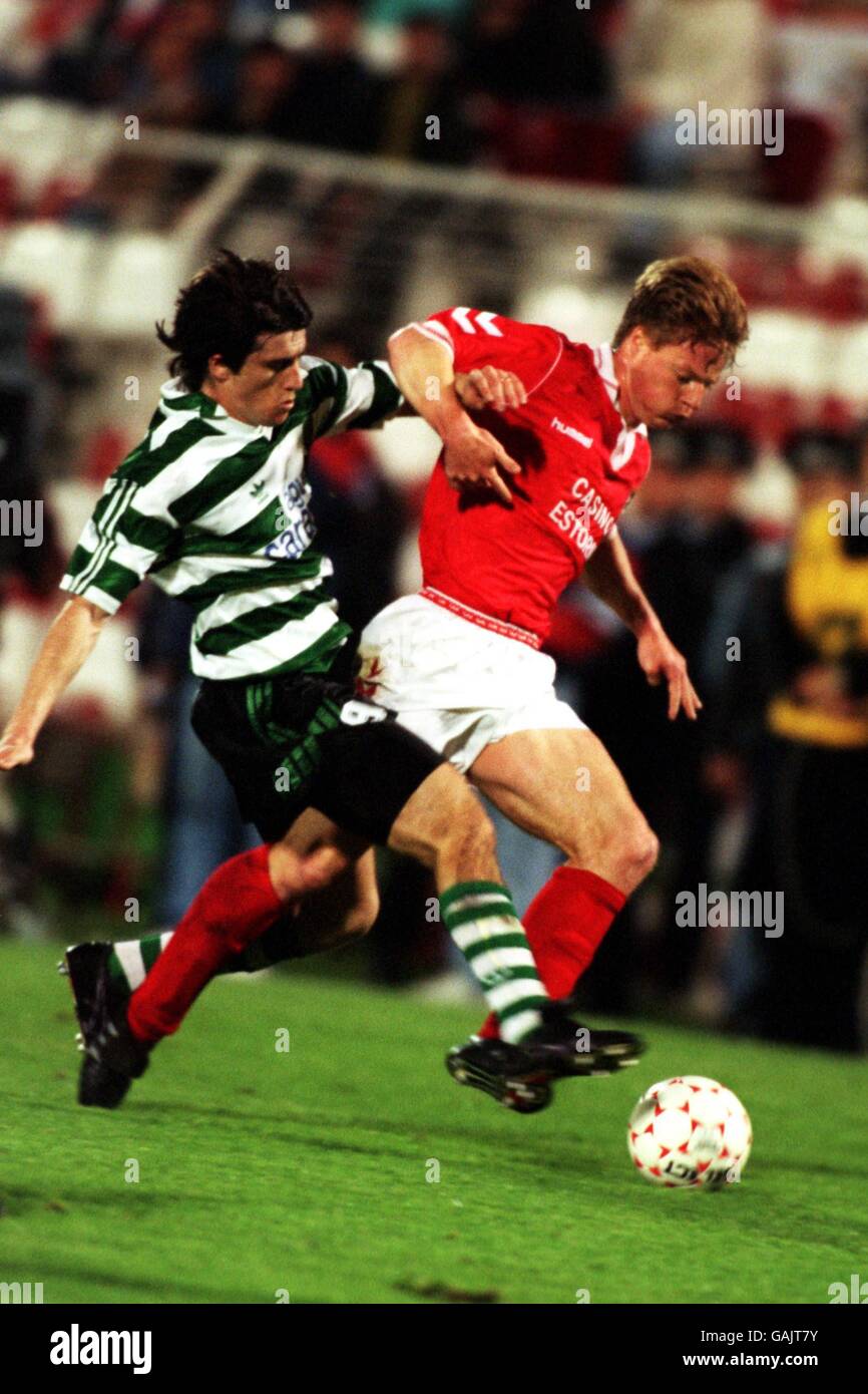 IVAILO YORDANOV , SPORTING LISBON AND STEFAN SCHWARZ , BENFICA Stock ...