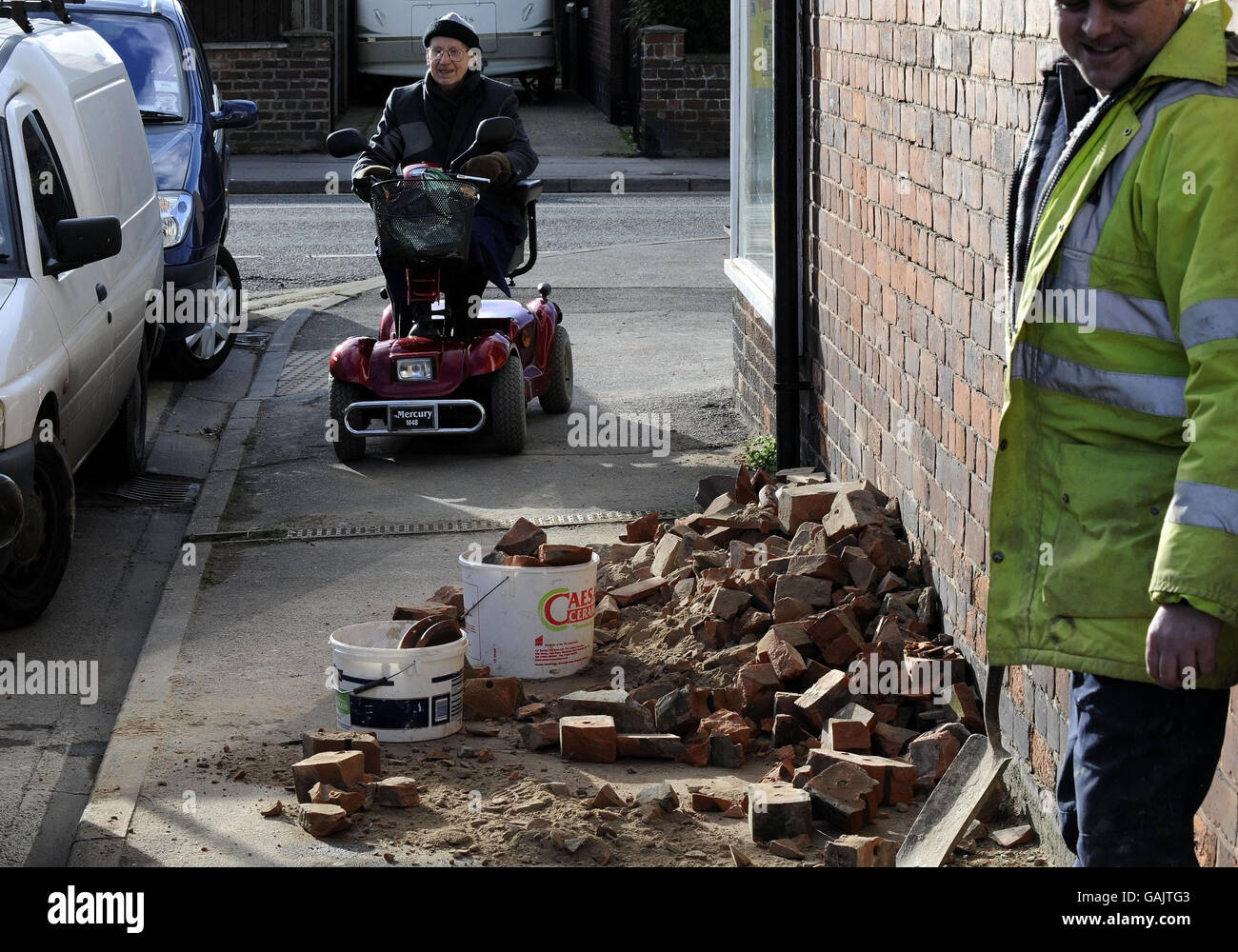 Earthquake hits UK Stock Photo - Alamy
