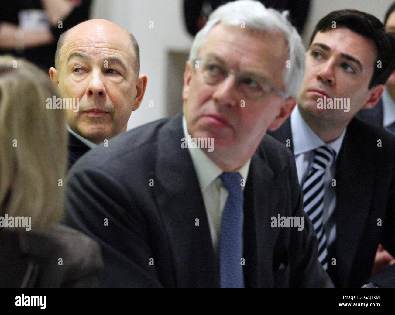 Anthony d' Offay (left) at a press conference at the Gallery for Modern ...