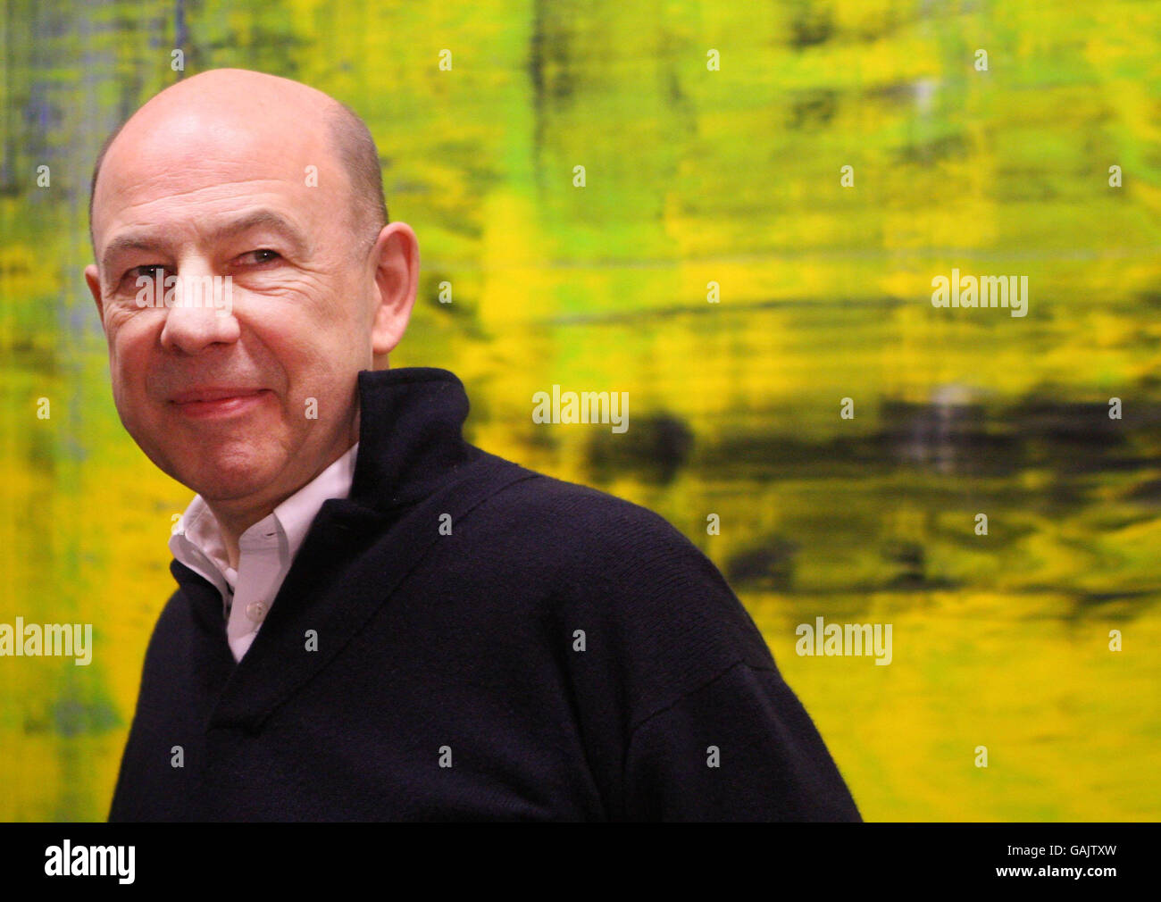 Anthony d' Offay at a press conference at the Gallery for Modern Art ...