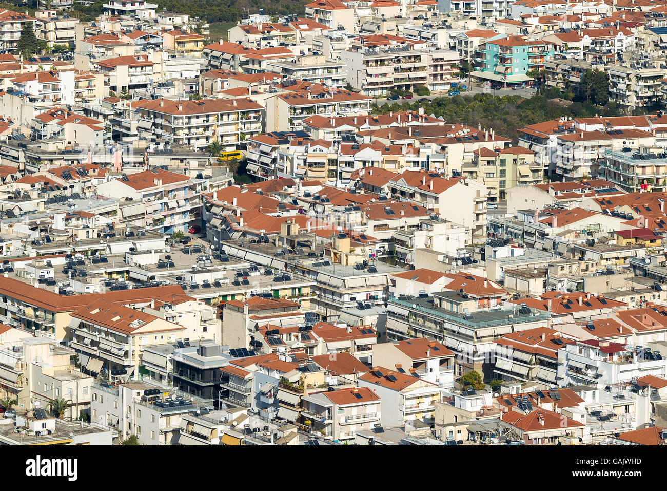 Aerial view of the city of Nafplio in Greece Stock Photo - Alamy